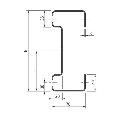 Fabricant de panne sigma acier
